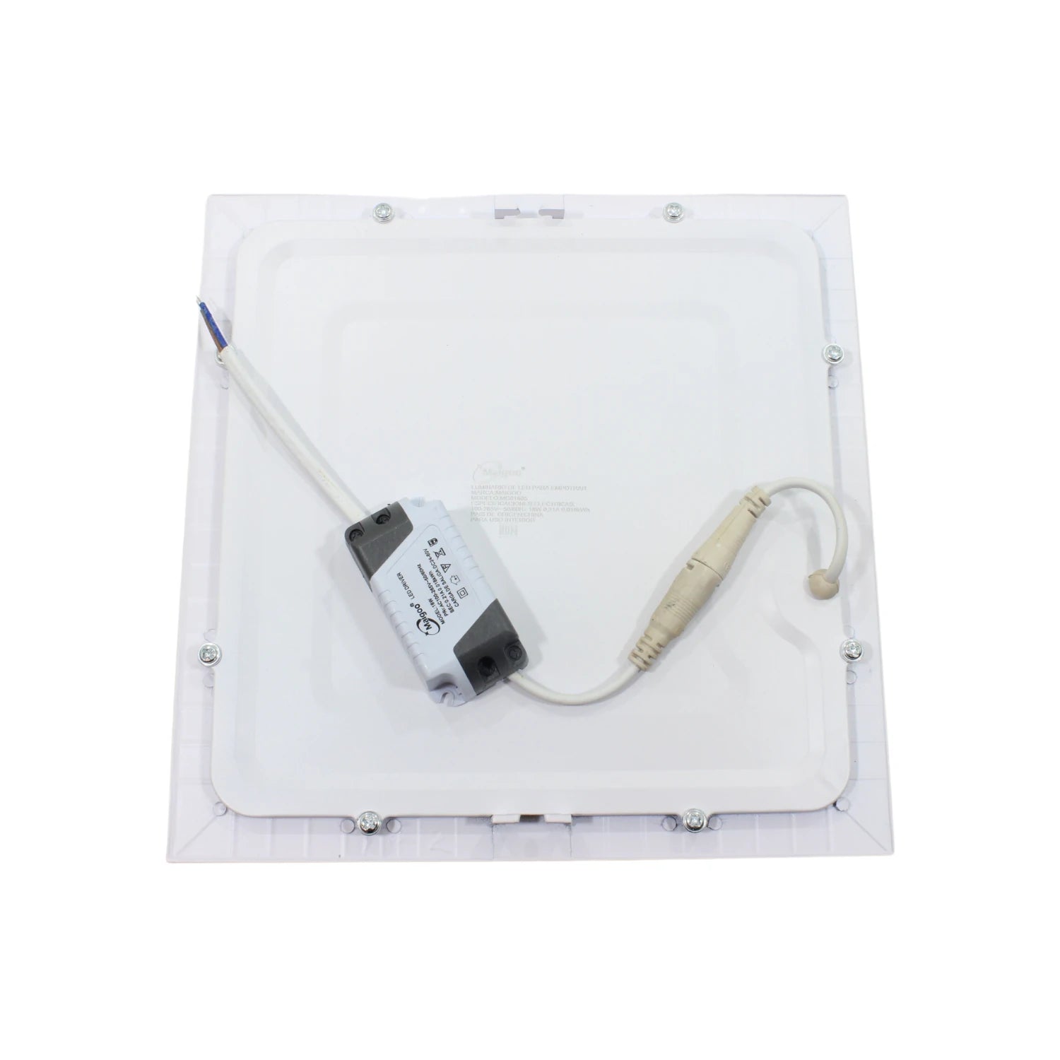 Lámpara panel 18 W cuadrada empotrable Maigoo MG01605 - DER TOOLS