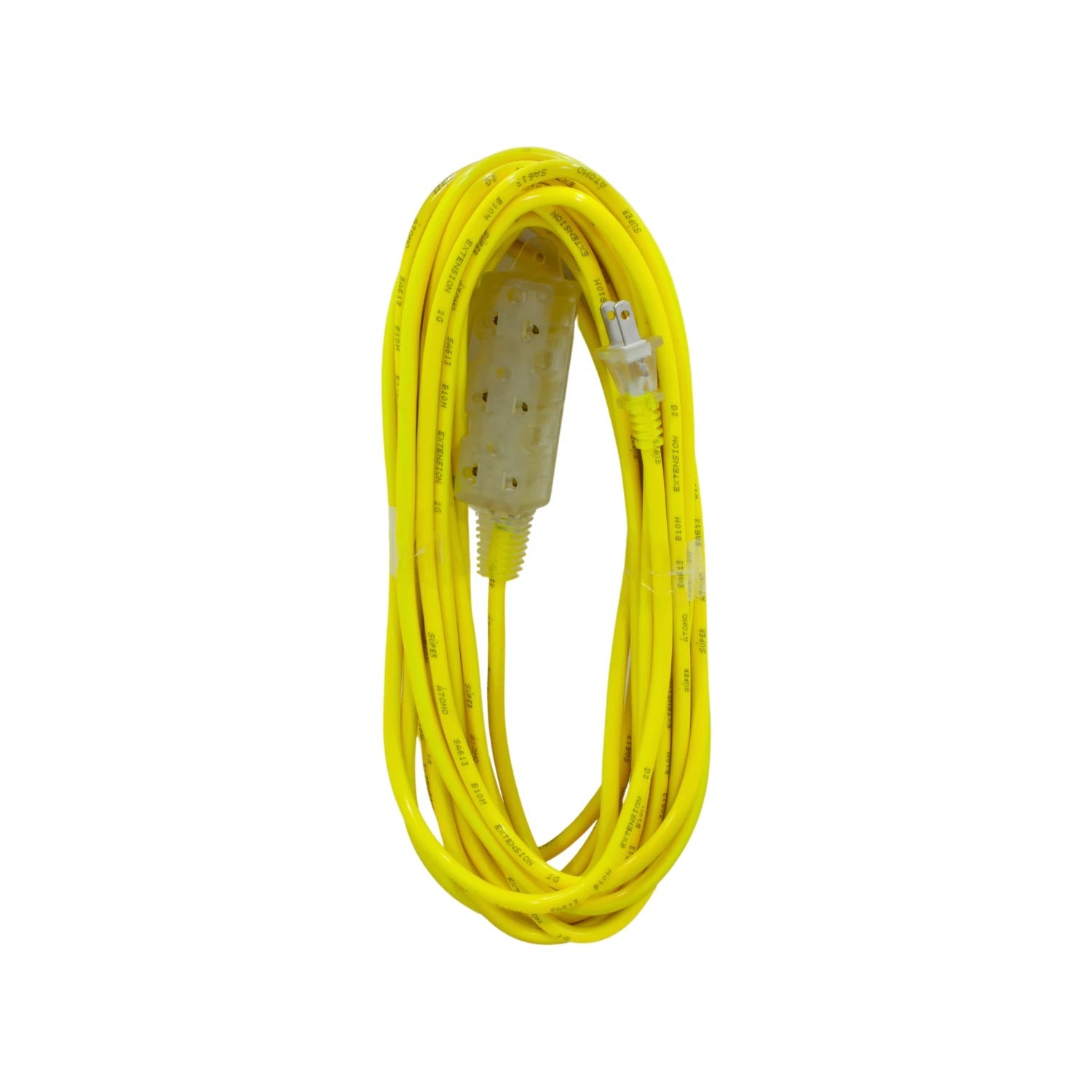 Extensión eléctrica uso rudo 10 metros amarilla Maigoo SA613 - DER TOOLS