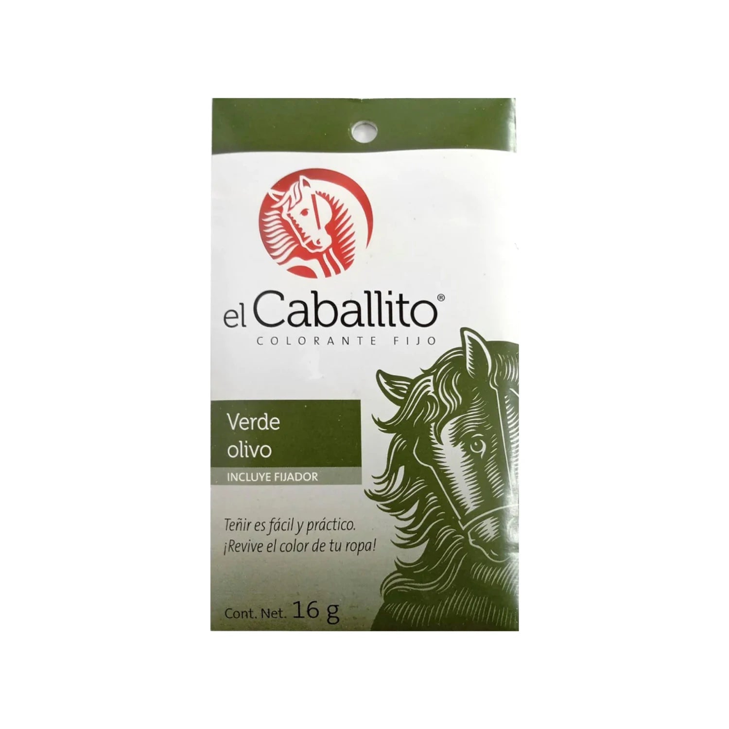 Colorante verde olivo Caballito - DER TOOLS